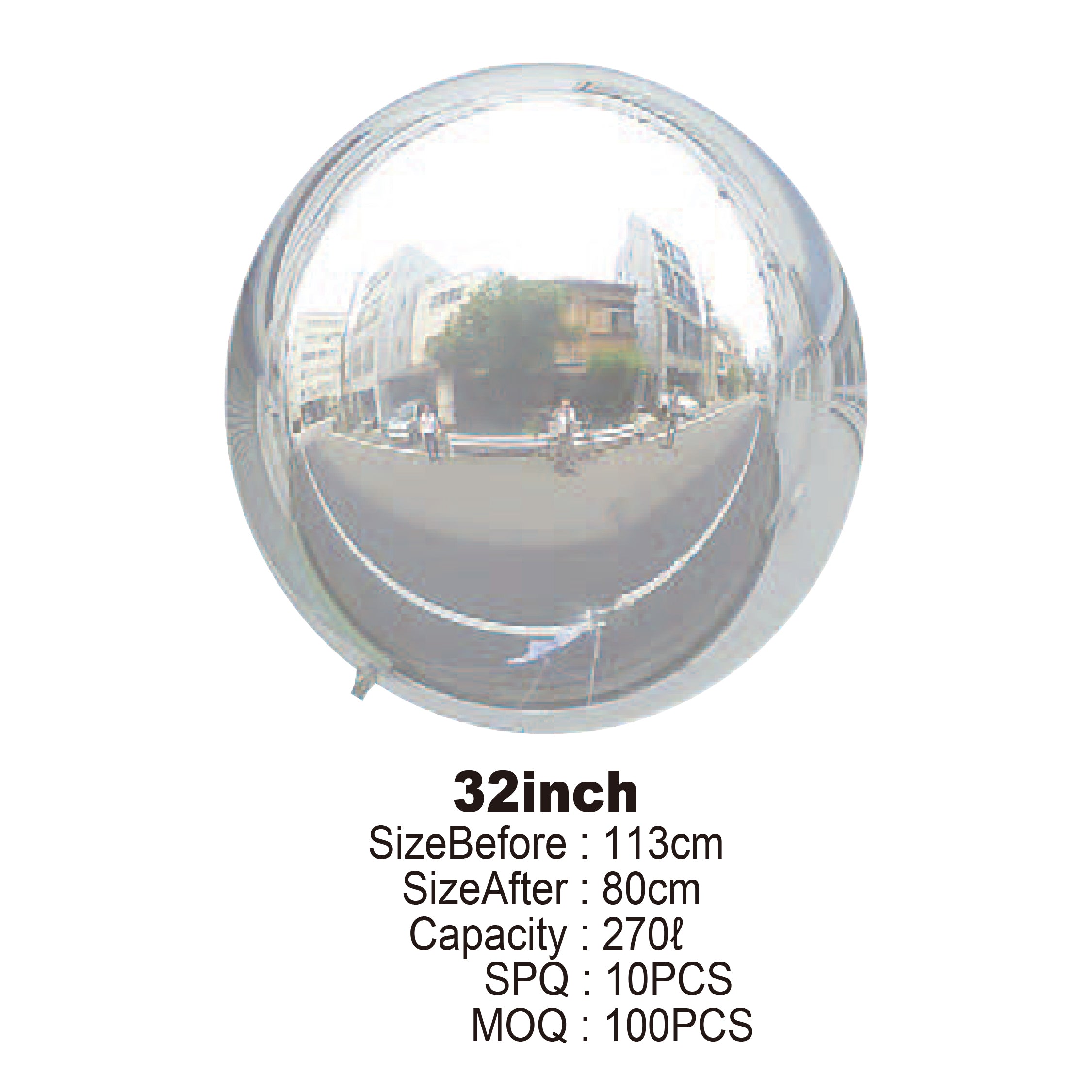 Sphere Balloon(32inch)：1bag(10pieces) – Yokohama Balloon
